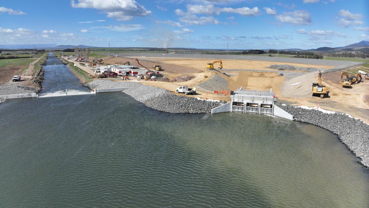 Buffer dam guarantees irrigation water flow for scheme | Tasmanian Country Newspaper